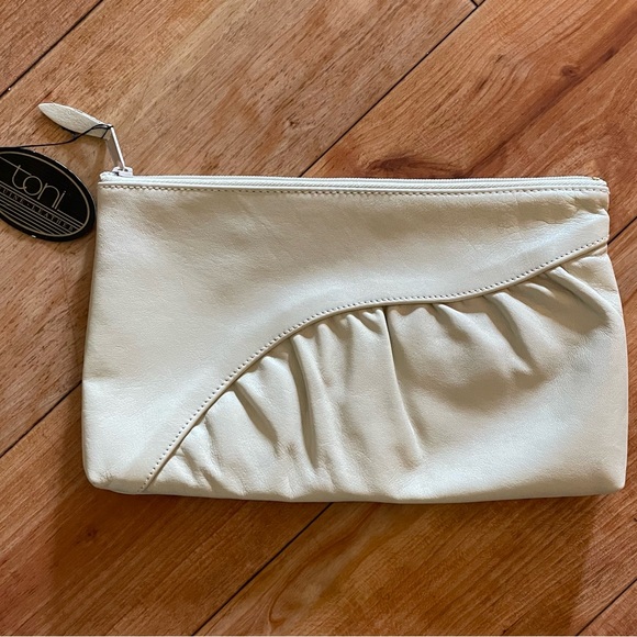 Toni Genuine Leather | Bags | Vintage 8s Toni Genuine Leather Cream ...